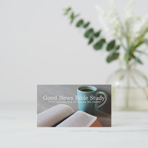 Bible Study Group Christian Business Card | Zazzle