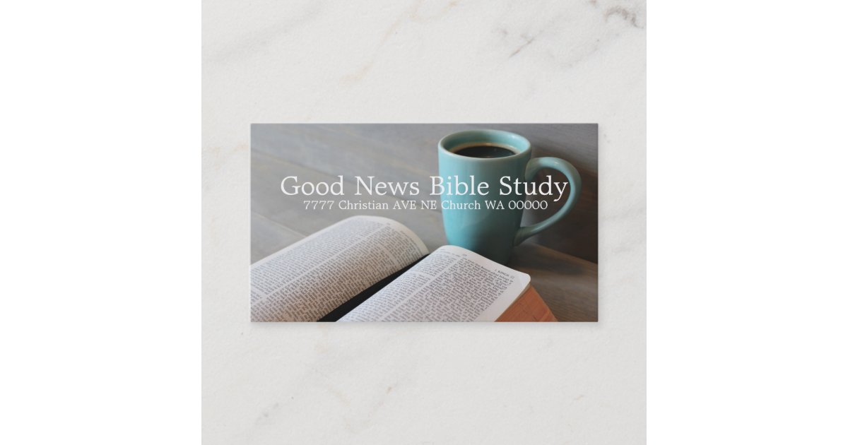 Bible Study Group Christian Business Card | Zazzle