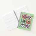 Bible Verse Candy Hearts | Christian Valentine Notebook | Zazzle