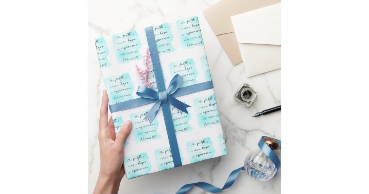 Bible Verse Christmas Wrapping Paper | Zazzle
