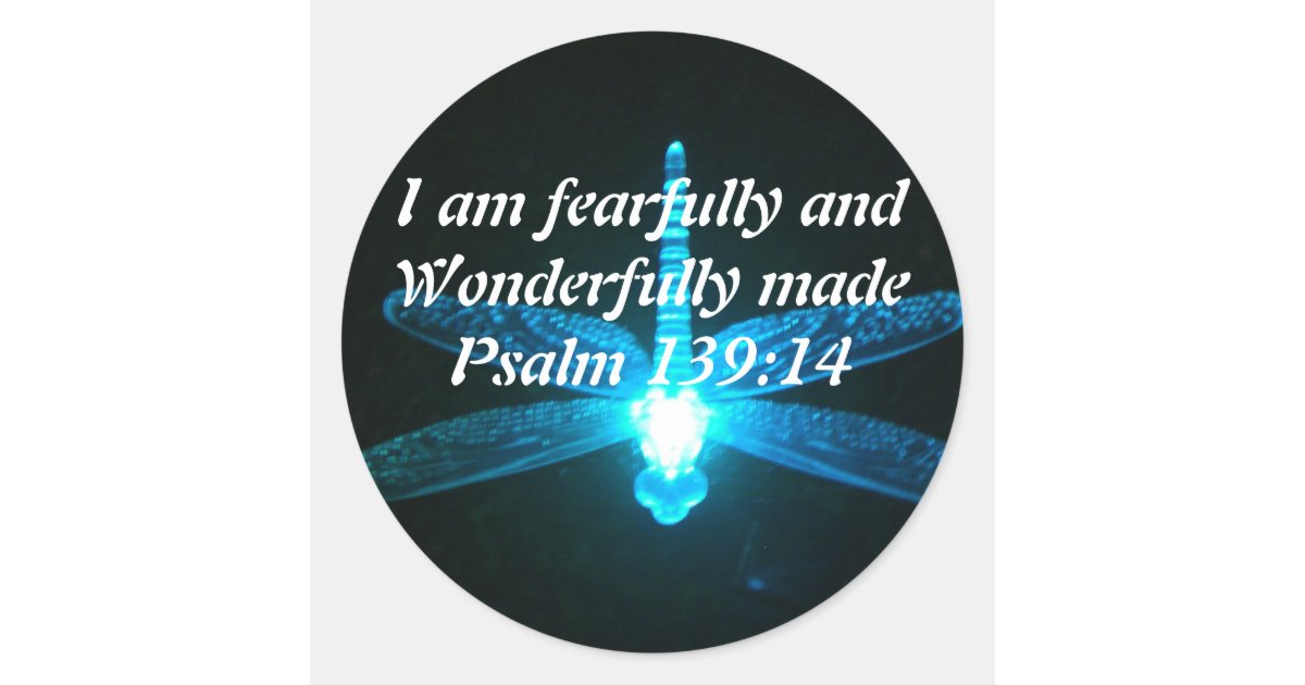 Bible Verse Classic Round Sticker | Zazzle.com