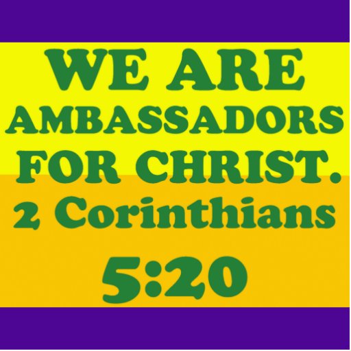 Bible verse from 2 Corinthians 5:20. Statuette | Zazzle