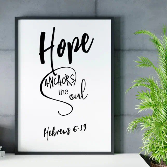 Bible verse Hebrews Poster | Zazzle