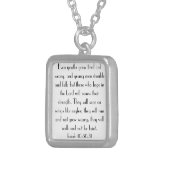 bible verse Isaiah 40:30-31 necklace | Zazzle