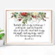 Bible verse Isaiah Christmas Poster | Zazzle