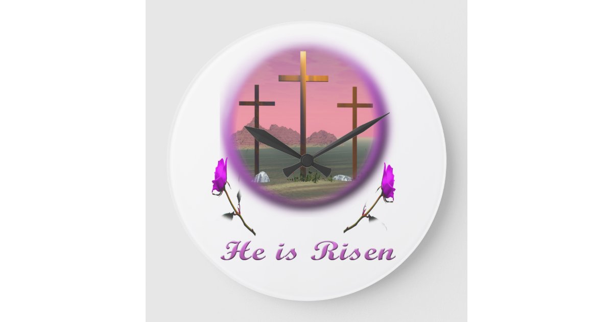 Bible verse large clock | Zazzle