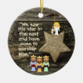 Bible Verse Personalized Christmas Ornament | Zazzle