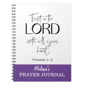BIble Verse Prayer journal | Zazzle