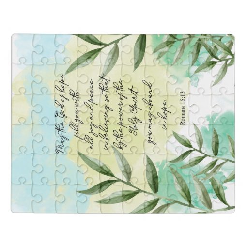 Bible Verse Romans scripture Jigsaw Puzzle | Zazzle
