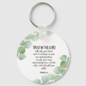 Bible Verse Round Keychain | Zazzle