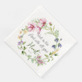 Bible Verse Trust in the Lord with Botanical Theme Paper Dinner Napkins ...