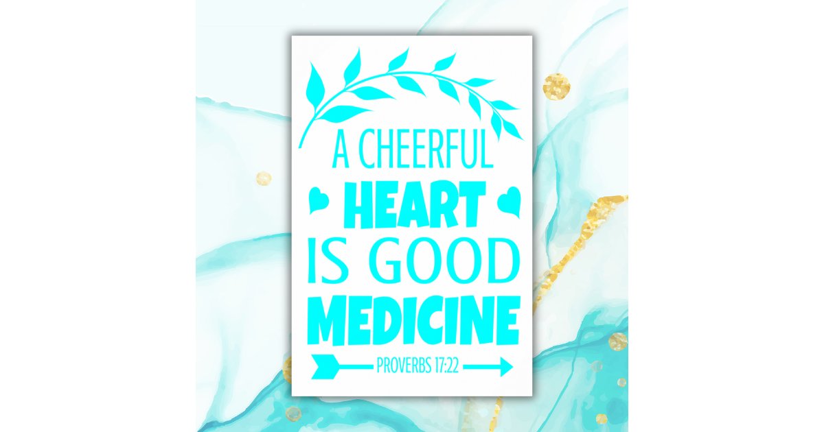 Bible verse turquoise | Archival Heavyweight Paper Poster | Zazzle