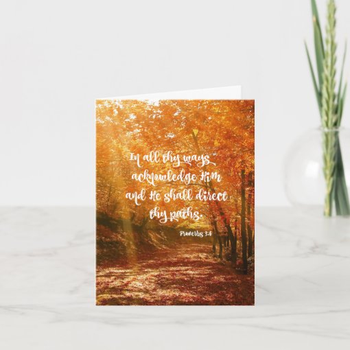 Bible Verse with Have a Blessed Day Christian Card | Zazzle