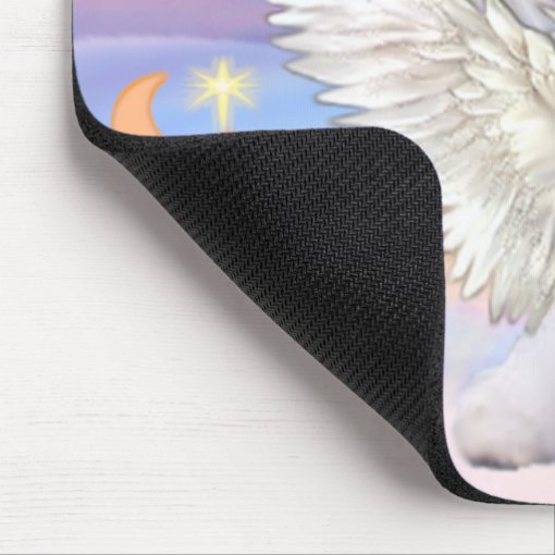 Bichon Frise Angel Mouse Pad | Zazzle