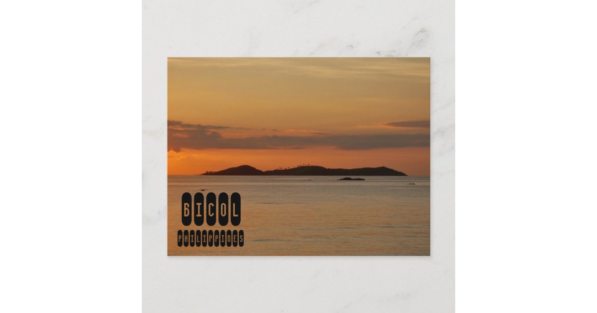 Bicol Beach in Philippines Postcard | Zazzle