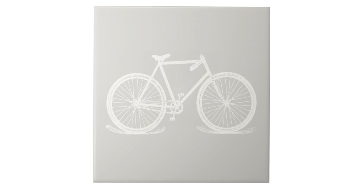 Bicycle Art CUSTOM COLOR Ceramic Tile | Zazzle