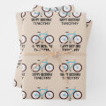 Bicycle Bike Design Birthday Custom Name Wrapping Paper Sheets | Zazzle