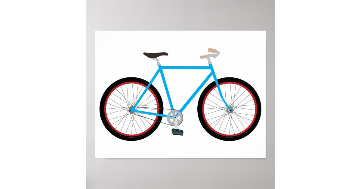Bicycle Bike Design Poster | Zazzle