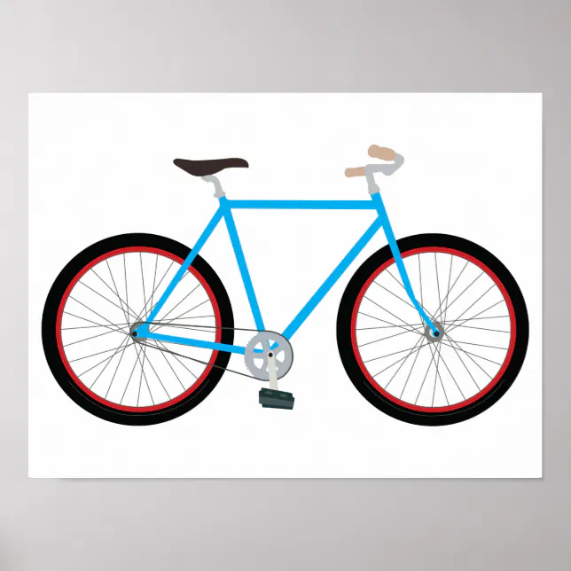 Bicycle Bike Design Poster | Zazzle