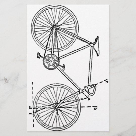 Bicycle Blueprint | Zazzle.com