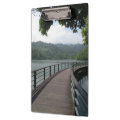 Bicycle Bridge Over Water Clipboard | Zazzle