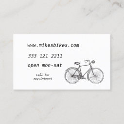 Bicycle business card | Zazzle