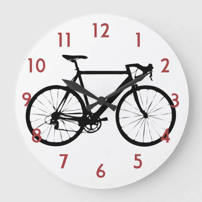 Bicycle Clock - Cycle Bike Wall Clock | Zazzle