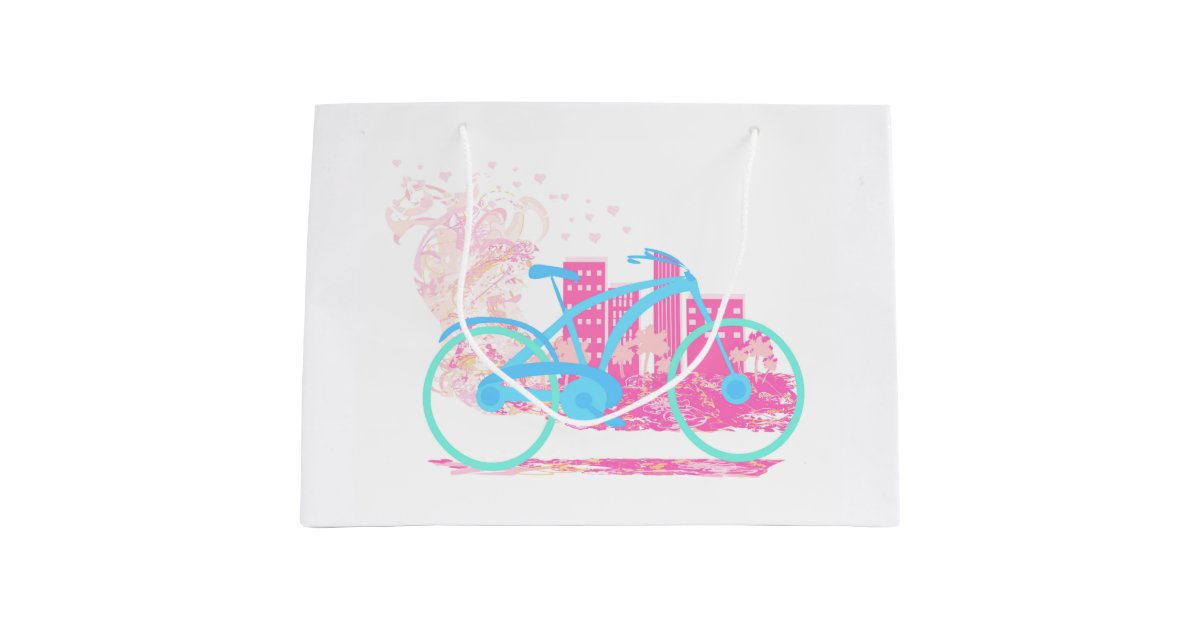 Bicycle Design Gift Bag | Zazzle