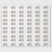 Bicycle design wrapping paper | Zazzle