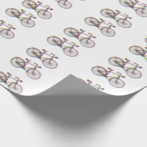 Bicycle design wrapping paper | Zazzle