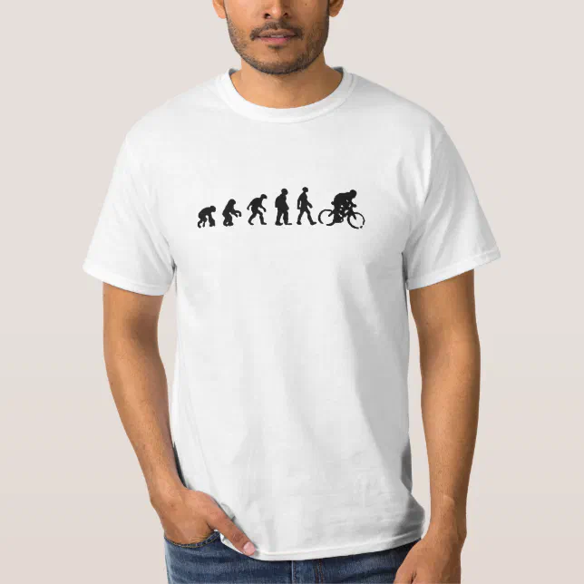 Bicycle evolution shirt | Zazzle