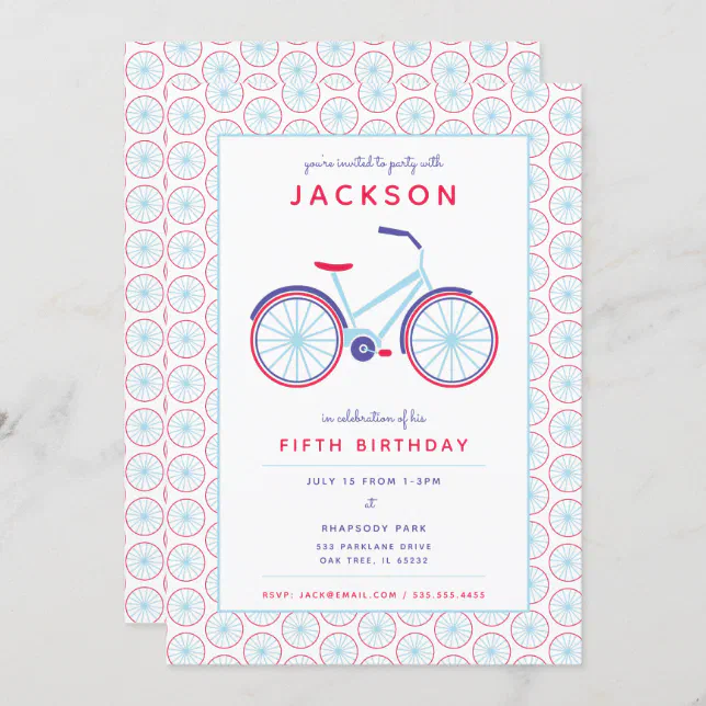 Bicycle Invitation | Zazzle