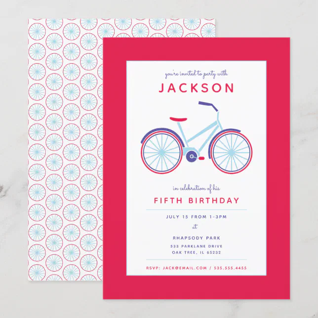 Bicycle Invitation | Zazzle