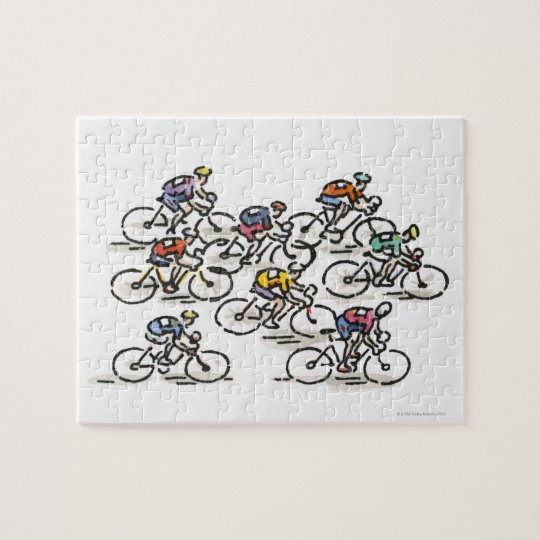 Bicycle Race Jigsaw Puzzle | Zazzle.com