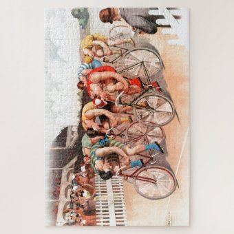 Bicycle Race Jigsaw Puzzle | Zazzle
