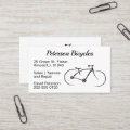 Bicycle Repair Bike Shop Minimalist Business Card | Zazzle