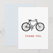 Bicycle Thank You Card, Vintage Bike | Zazzle