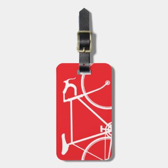 Bicycle Travel Bag Tag Template | Zazzle