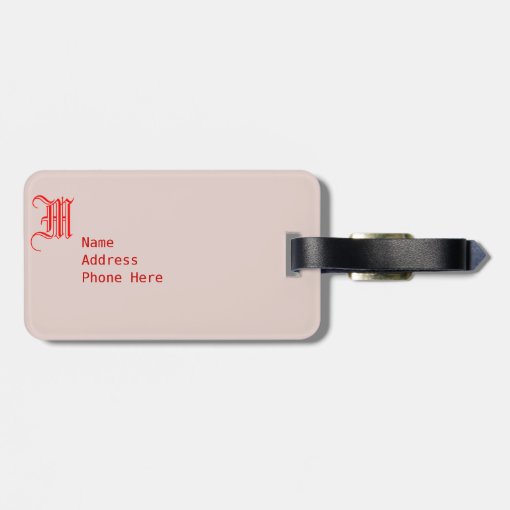 Bicycle Travel Bag Tag Template | Zazzle