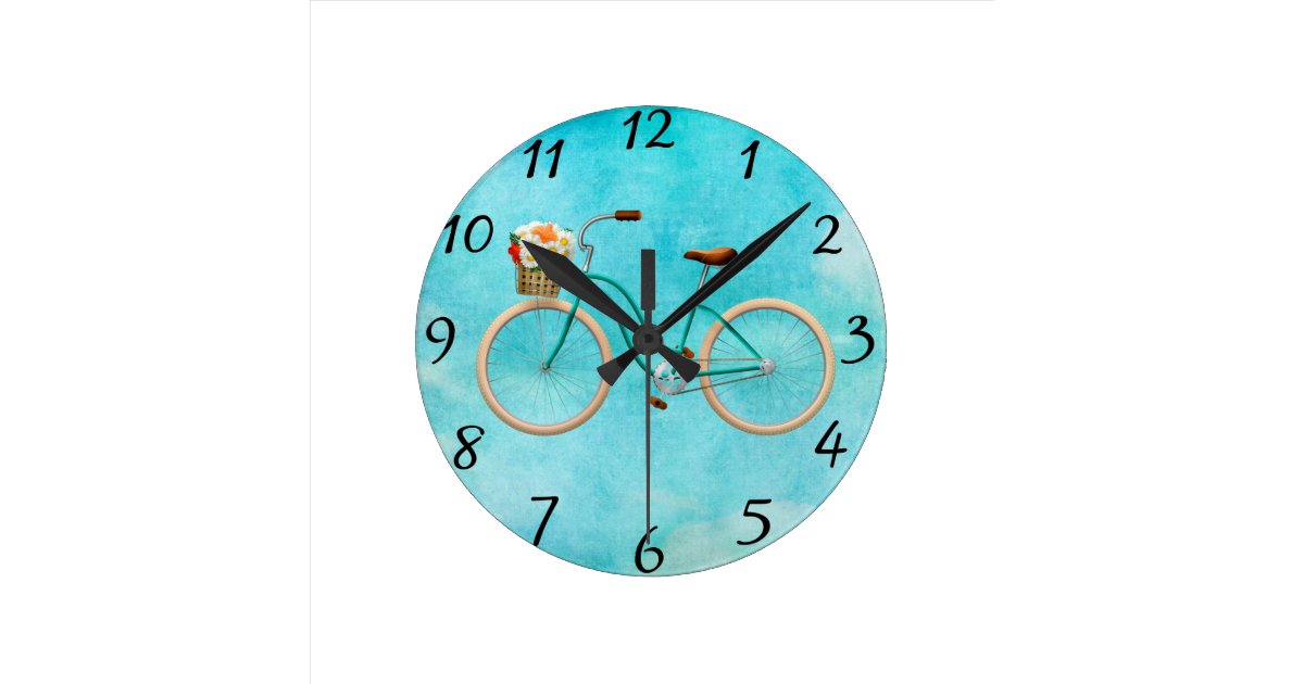 Bicycle Wall Clock | Zazzle.com