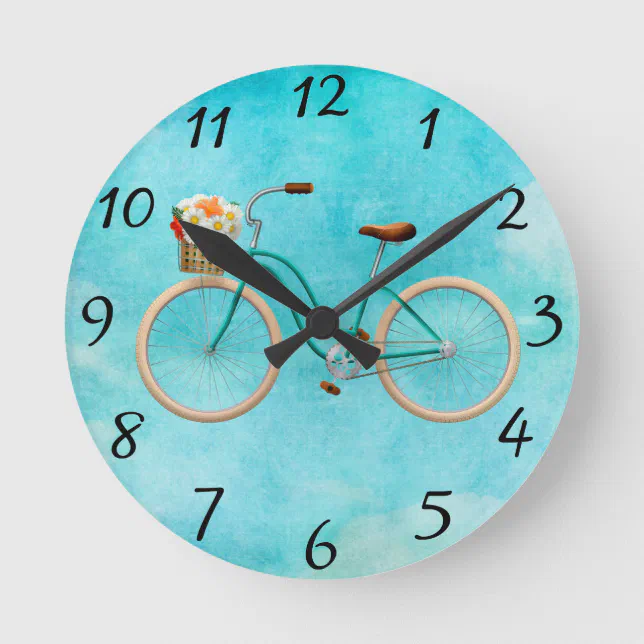Bicycle Wall Clock | Zazzle