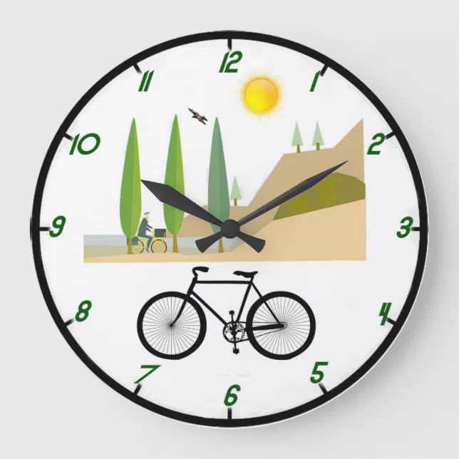 Bicycle Wall Clock | Zazzle