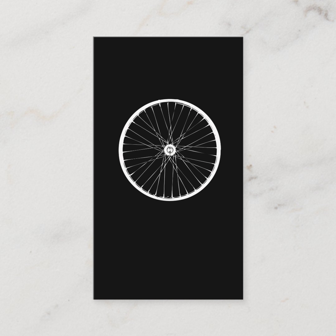 Bicycle Wheel cycling tires mountain bike cycle Business Card | Zazzle