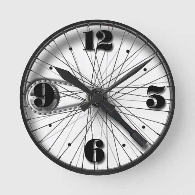 bicycle wheel wall clock | Zazzle