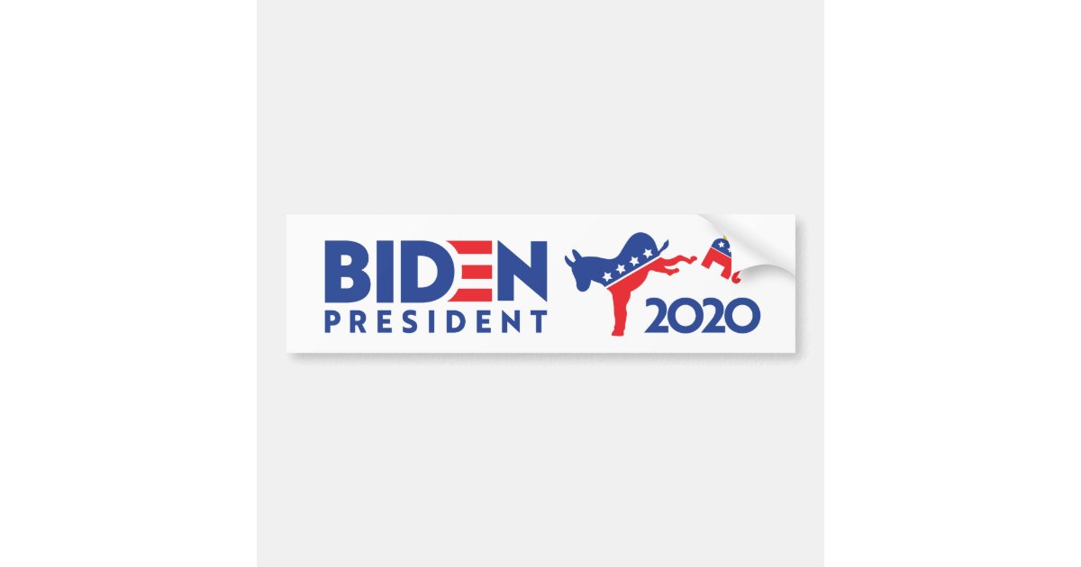 Biden 2020 bumper sticker | Zazzle