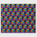 Biden 2020 Rainbow Gay Pride Wrapping Paper | Zazzle