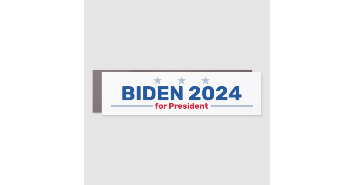 Biden 2024 bumper magnet | Zazzle