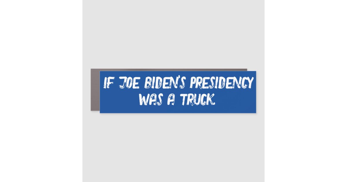 Biden Bumper Sticker Car Magnet | Zazzle