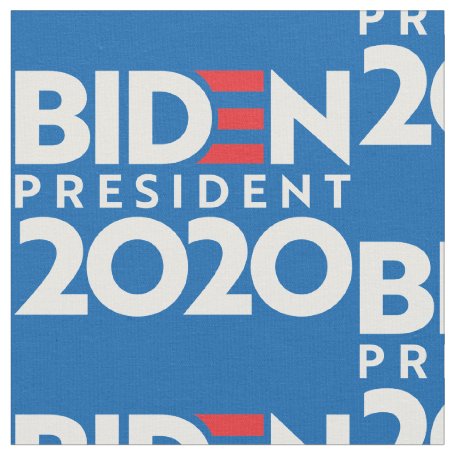 Joe Biden for President Fabric | Zazzle