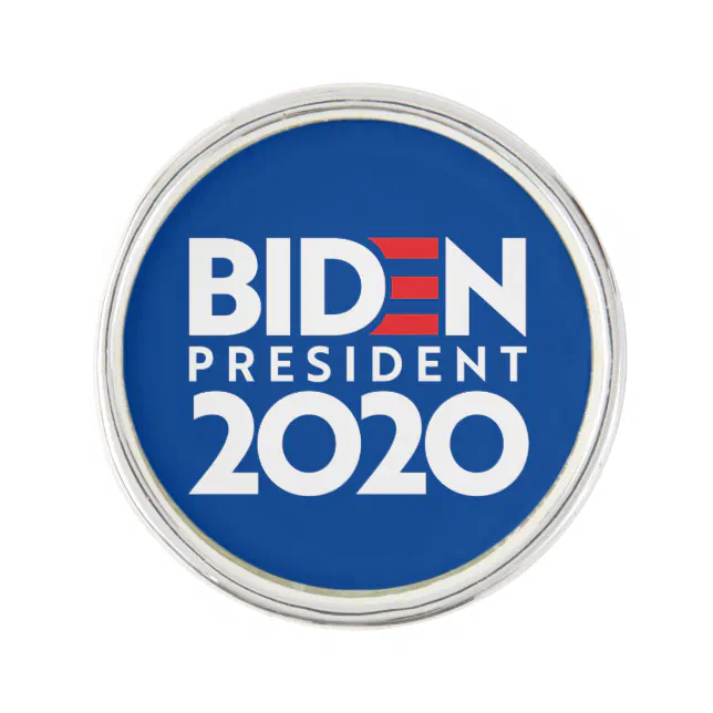 BIDEN FOR PRESIDENT 2020 LAPEL PIN | Zazzle